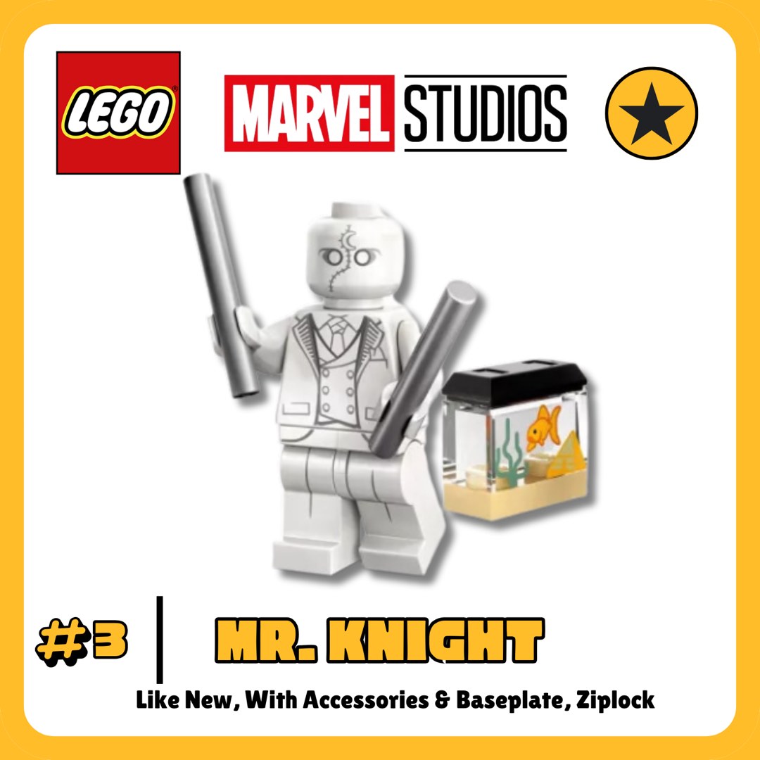 LEGO Minifigure Marvel Series 2 - Mr. Knight (P50 OFF FOR EVERY 2 FIGS ...
