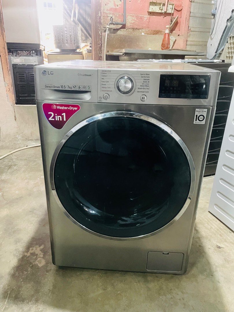 LG 10 kg wasjer /7 kg draywr, TV & Home Appliances, Washing Machines and Dryers on Carousell