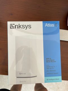 Linksys Atlas 6 AX3000 Mesh WiFi 6 Router, Computers & Tech, Parts ...