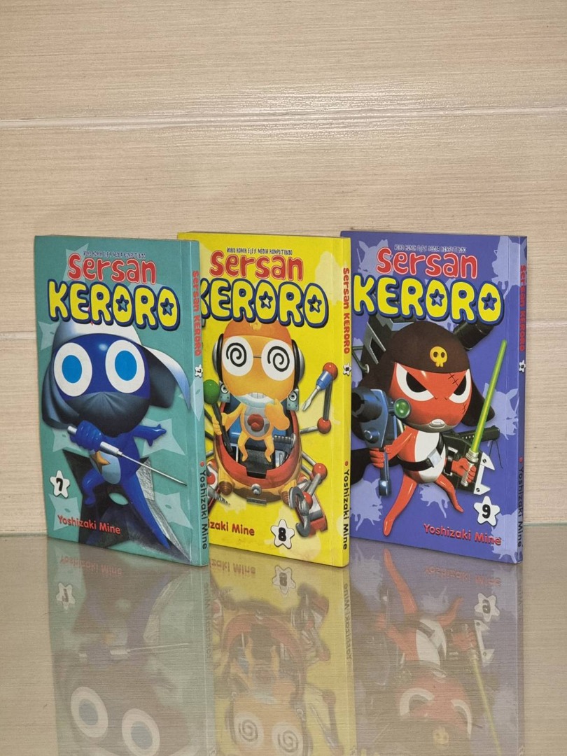 Manga Komik Jepang "Sersan Keroro" Volume 7-9, Buku & Alat Tulis, Komik ...