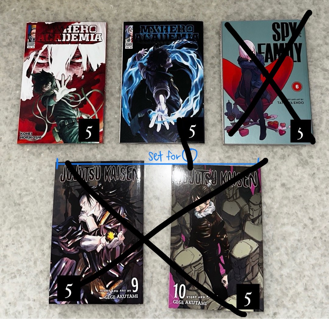manga MHA BHA jujutsu kaisen spy x family haikyuu demon slayer one ...