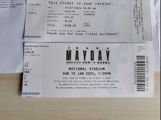 Mayday 五月天 Singapore Concert 2025 VIP Row 1 第一排, Tickets & Vouchers ...