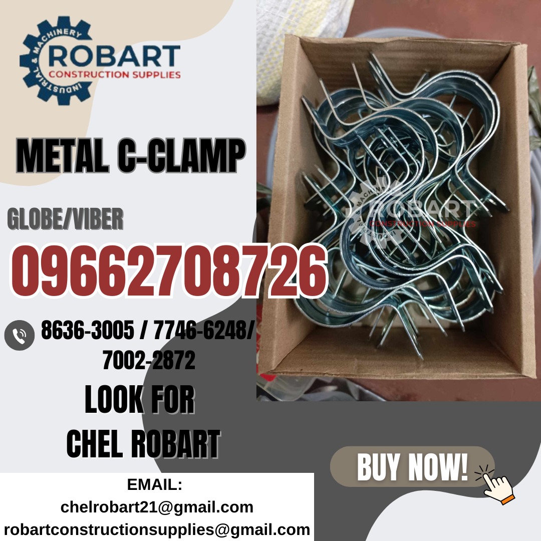 METAL C CLAMP, Commercial & Industrial, Construction Tools & Equipment ...