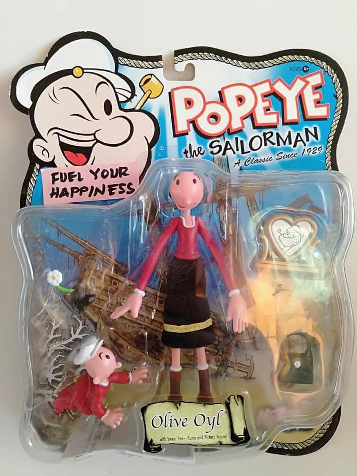 Mezco Classic Popeye The Sailorman Poseable Figures * Olive Oyl Bluto ...