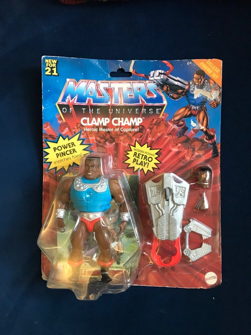 MOTU - Clamp Champ Deluxe Figure Set, Hobbies & Toys, Toys & Games on ...