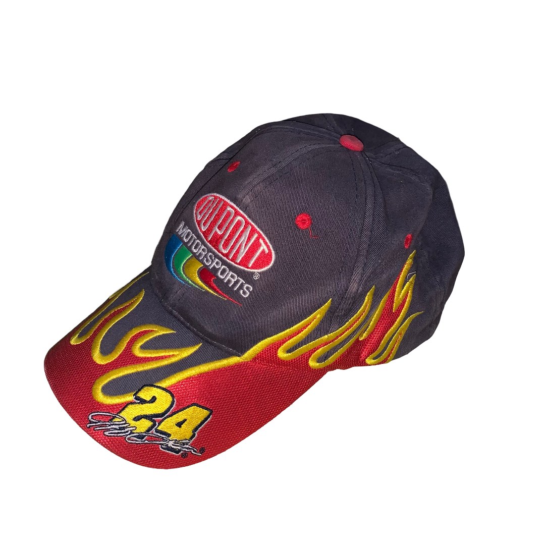 Vintage Nascar Jeff Gordon Flame Cap, Men's Fashion, Watches ...