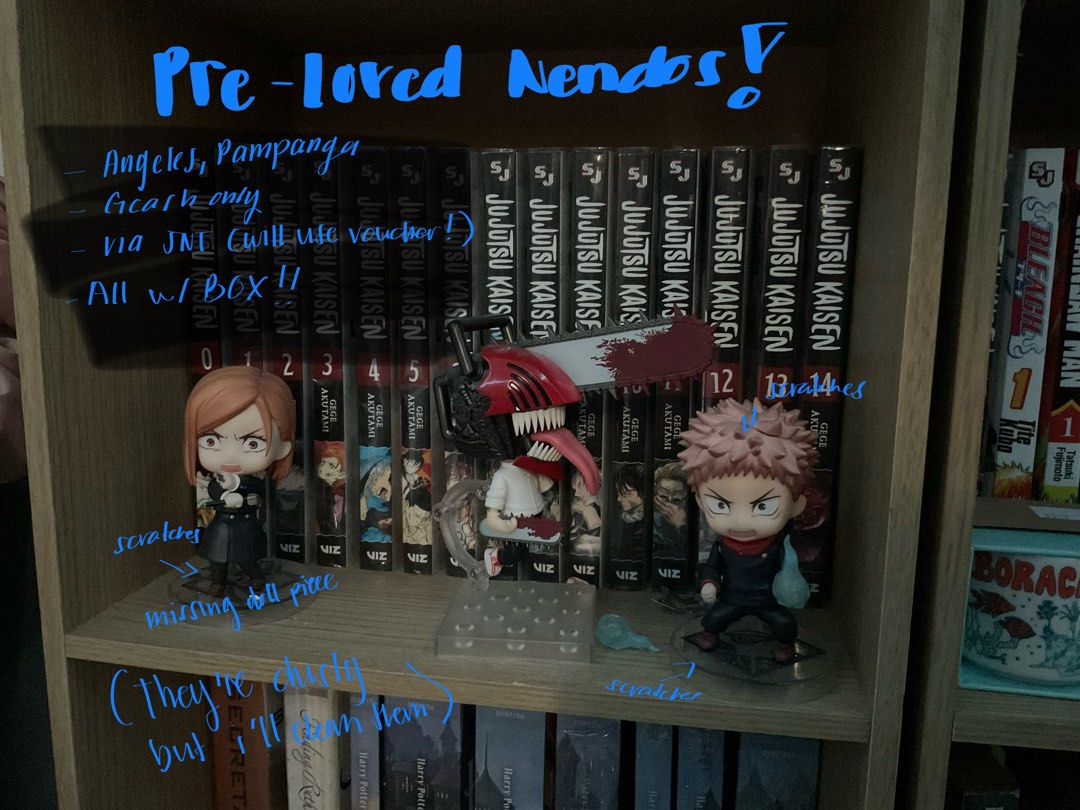 Nendoroid Jujutsu Kaisen Nobara Yuji Chainsaw Man Denji Nendo, Hobbies & Toys, Toys & Games on ...