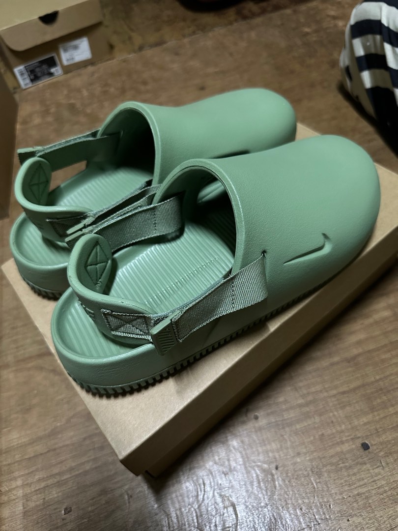 Nike Clam Mule (Green), Men's Fashion, Footwear, Slippers & Slides on ...