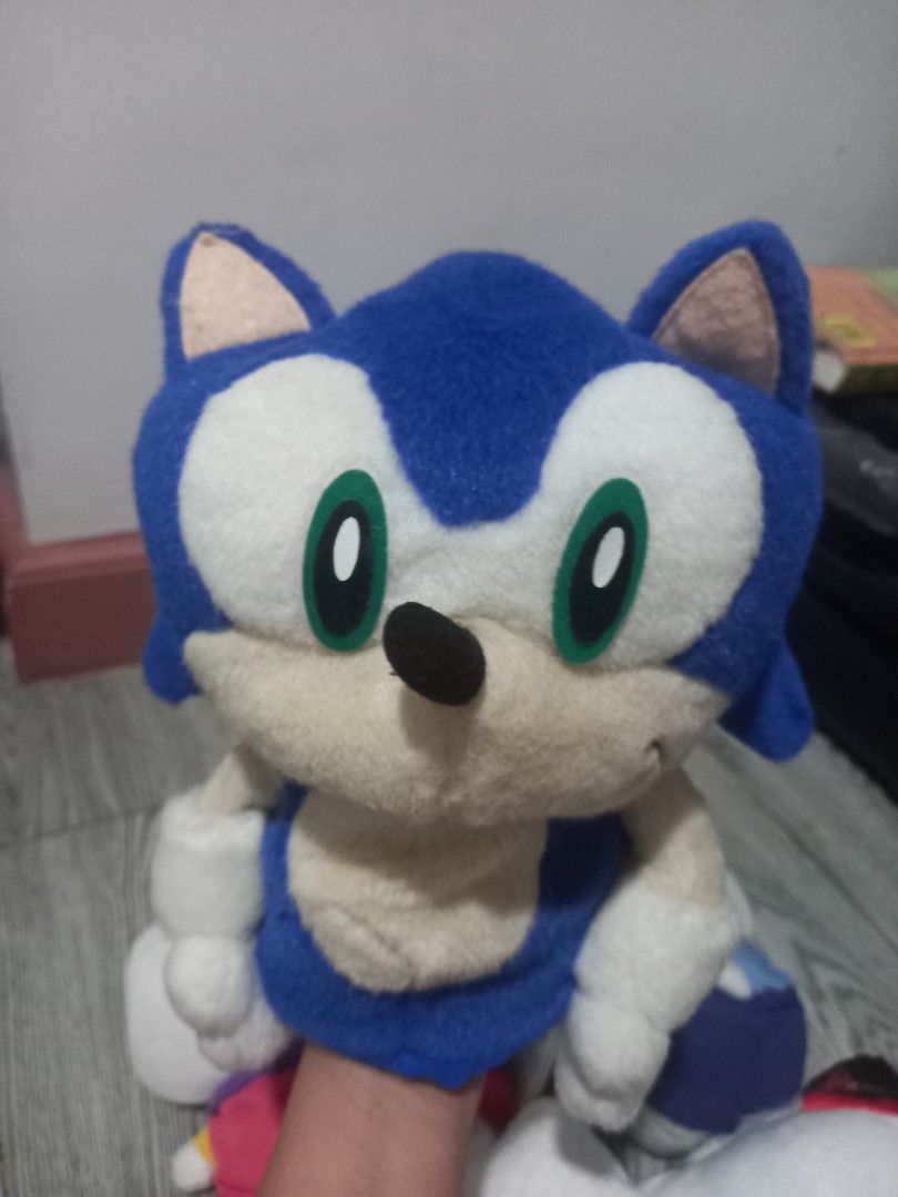 Original USA Sonic The Hedgehog Puppet Plush 10", Hobbies & Toys, Toys ...