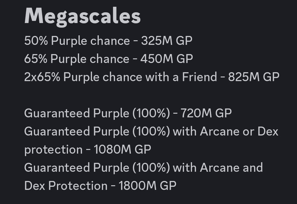 Osrs Chambers of Xerics COX MEGASCALE purple boosting and old school ...