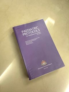 Paediatric Protocol's for Malaysian Hospital, Hobbies & Toys, Books ...