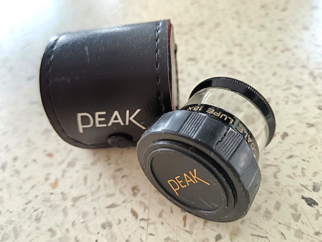 PEAK Scale Loupe (Measuring Magnifier), 15X with Standard Cross-Hair ...