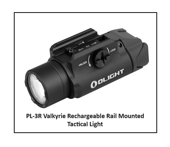 PL-3R Valkyrie Rechargeable Rail Mounted Tactical Light, Everything ...