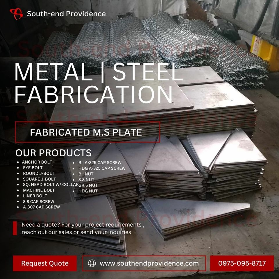 Plasma Custom Cut Metal Plate / MS Plate / Base Plate / Stiffener Plate ...