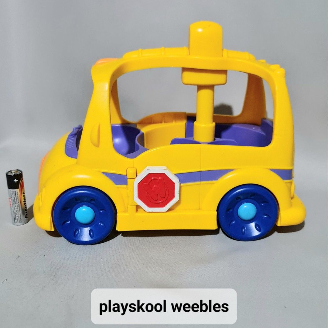 Playskool Weebles School Bus Toy, Hobbies & Toys, Toys & Games on Carousell