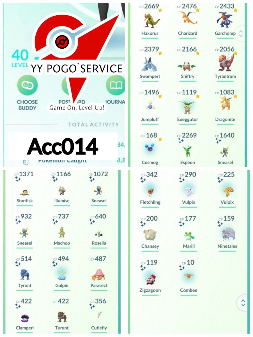 POKEMON GO Level 40 Accounts (Restocked), Video Gaming, Gaming ...