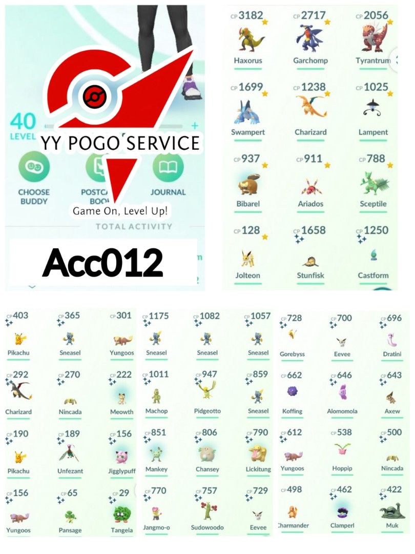 POKEMON GO Level 40 Accounts (Restocked), Video Gaming, Gaming ...