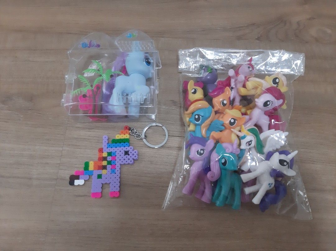 Pony Figures ad Key Chain, Hobbies & Toys, Toys & Games on Carousell