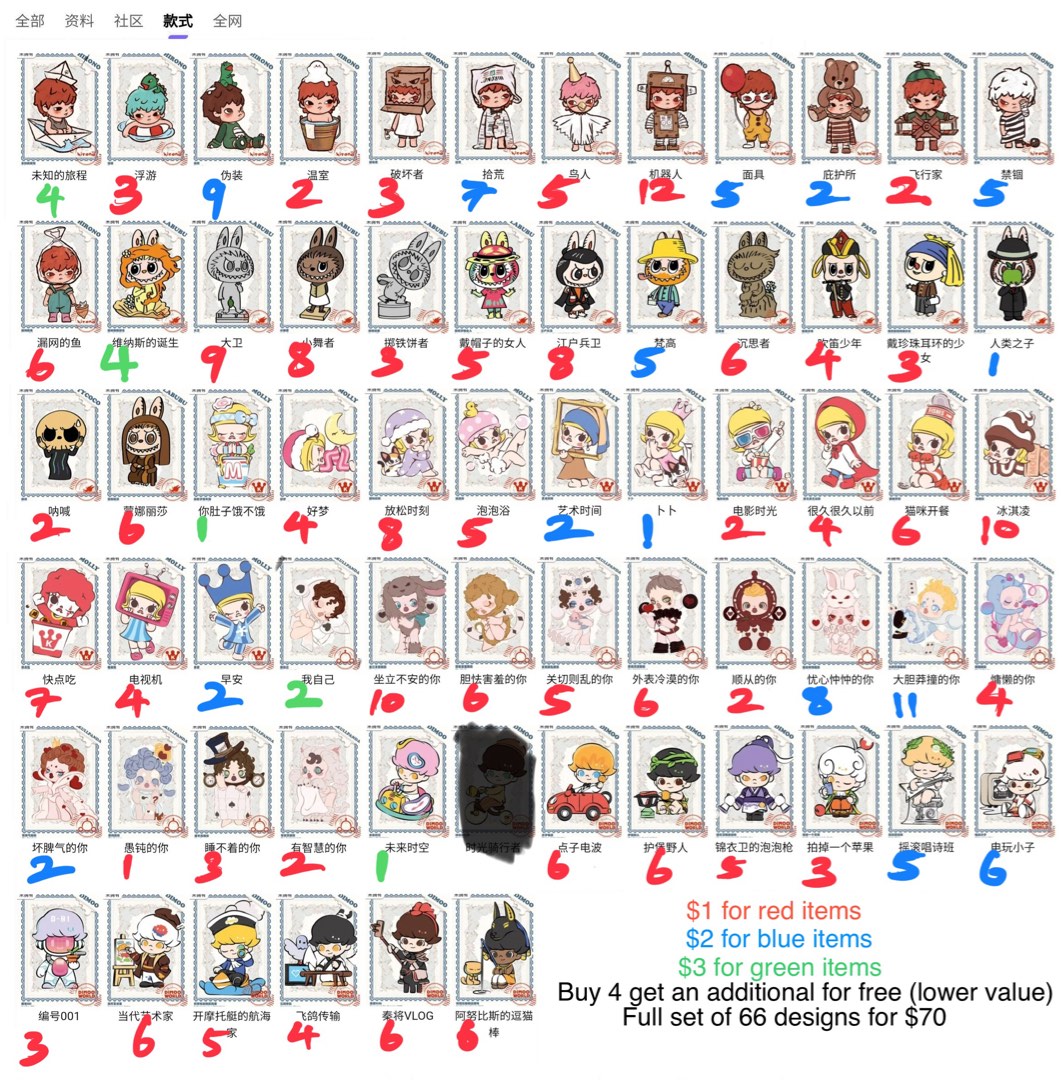 Popmart Popcard Art and life trading cards on Carousell