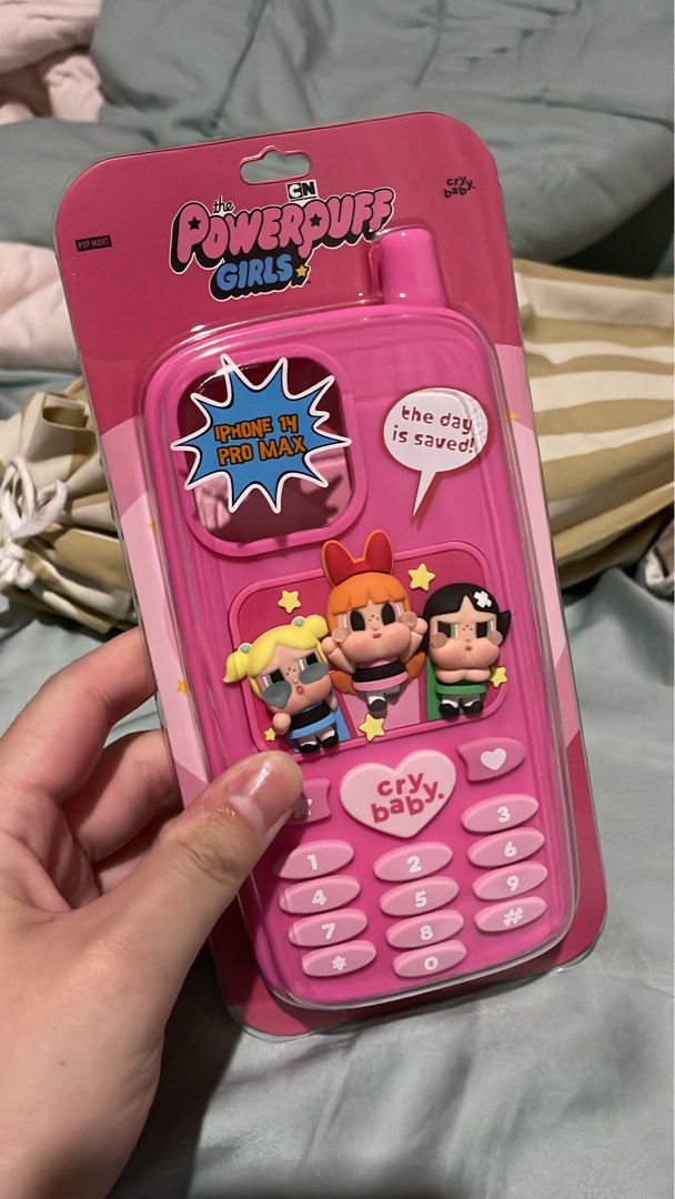 Powerpuff Girls (PPG) x Crybaby Iphone 14 Pro Max Case, Telepon Seluler ...