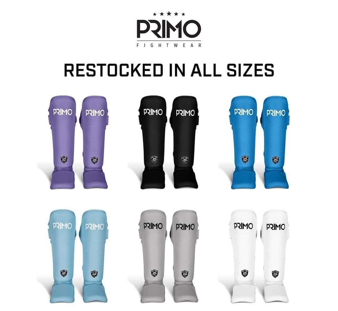 Primo Fight Gear Muay Thai Shin Guards Protect Your Shins Ultimate Shin ...