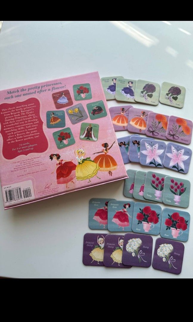 Princess Matching Game (Memory Game), Hobbies & Toys, Toys & Games on ...