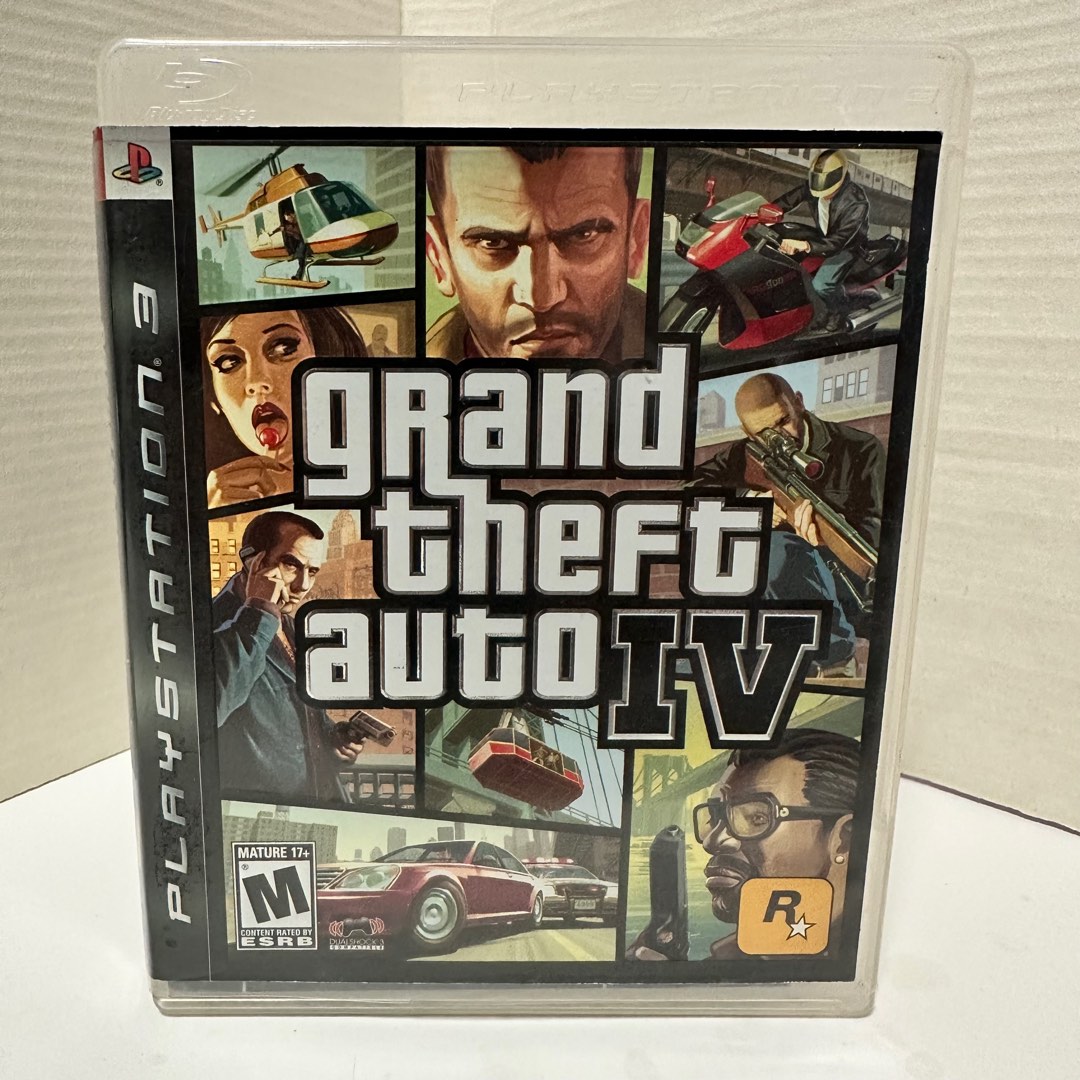 PS3 Game - Grand Theft Auto 4 - R1 English - RPG Action Adventure ...