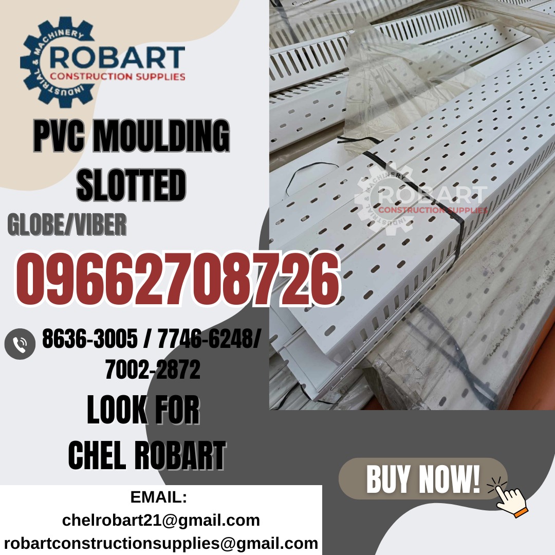 PVC MOULDING SLOTTED, Commercial & Industrial, Construction Tools ...