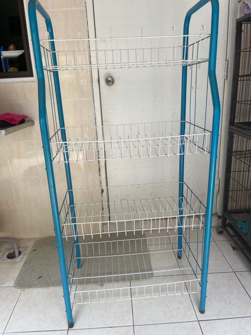 Rak besi pinggan - Besi kukuh, Furniture & Home Living, Furniture ...