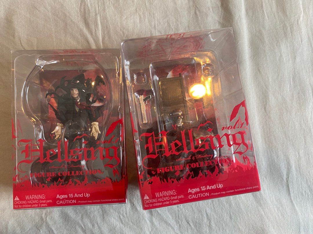 rare hellsing figures set, Hobbies & Toys, Toys & Games on Carousell
