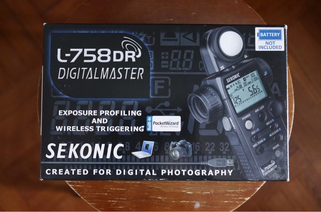 Sekonic L-758DR 內置Pocket Wizard 無線觸發器 RT-32CTL ( 可對應美版344MHz 同歐版433MHz ...