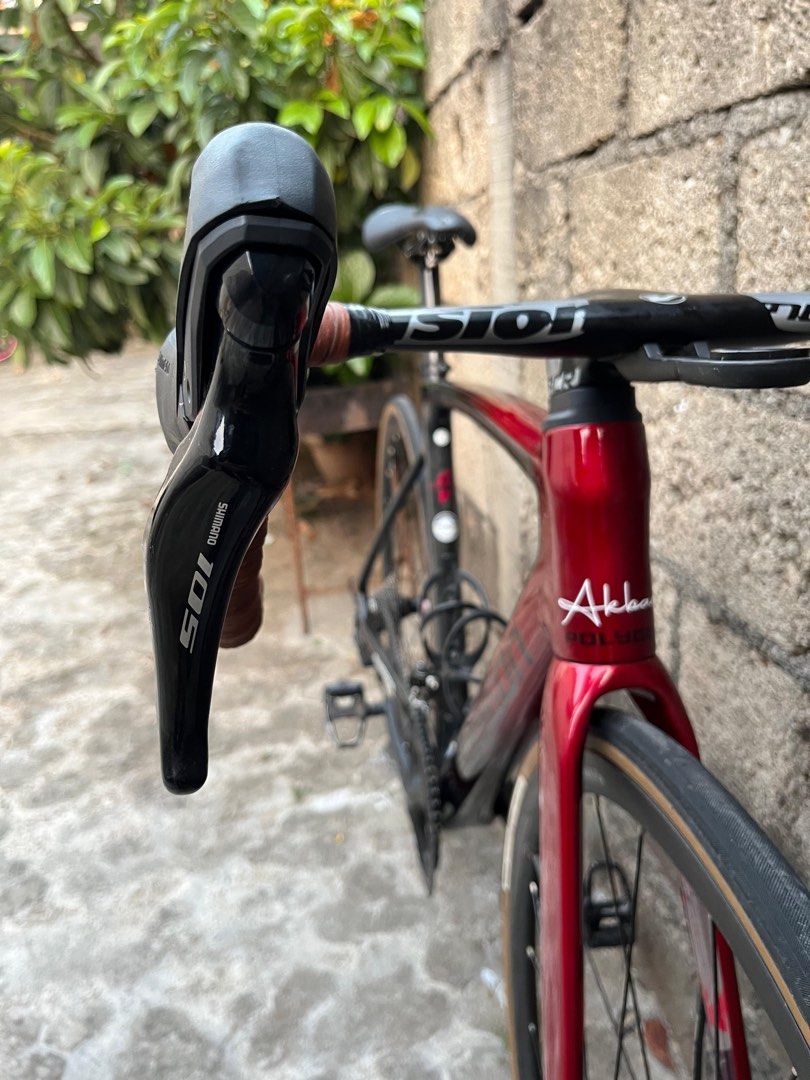 Sepeda Roadbike Polygon Strattos S7D clean look, Olah Raga, Sepeda di ...