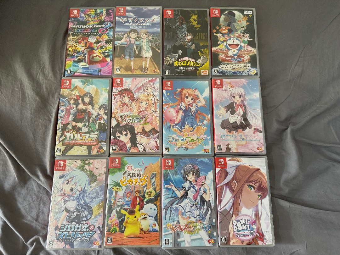 大量Switch日版遊戲 全部均購自日本 請看下文 #galgame #ns #switch #瑪利歐賽車, 電子遊戲, 電子遊戲 ...