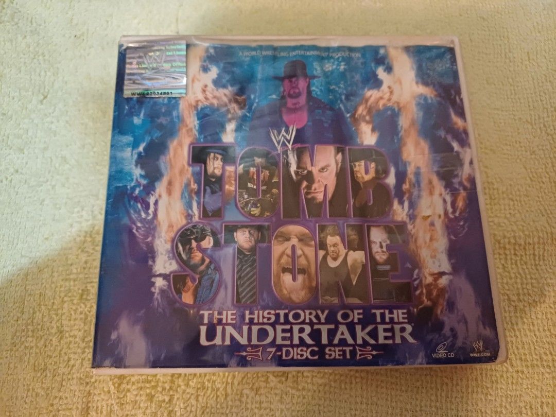 THE UNDERTAKER TOMBSTONE WWE 7 DISC Vcd Boxset, Hobbies & Toys, Music ...