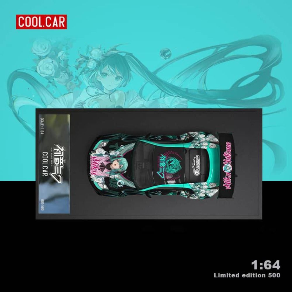 Time Micro 1/64 Scale Hatsune Miku Livery NIssan 350Z Die-cast Car ...