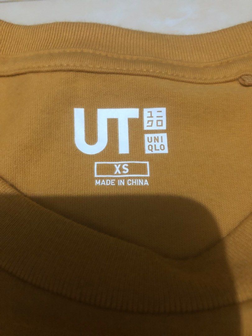 Uniqlo UT x Kimetsu no Yaiba Demon Slayer Kaos kuning mustard Uniqlo ...
