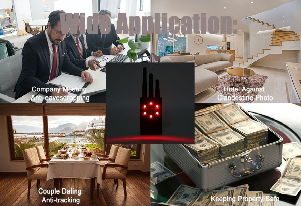 USB 充電 T16 射頻訊號偵測器智慧訊號連帶有訊號指示器的隱藏式音訊攝影機 ggmckp USB Rechargeable T16 RF ...