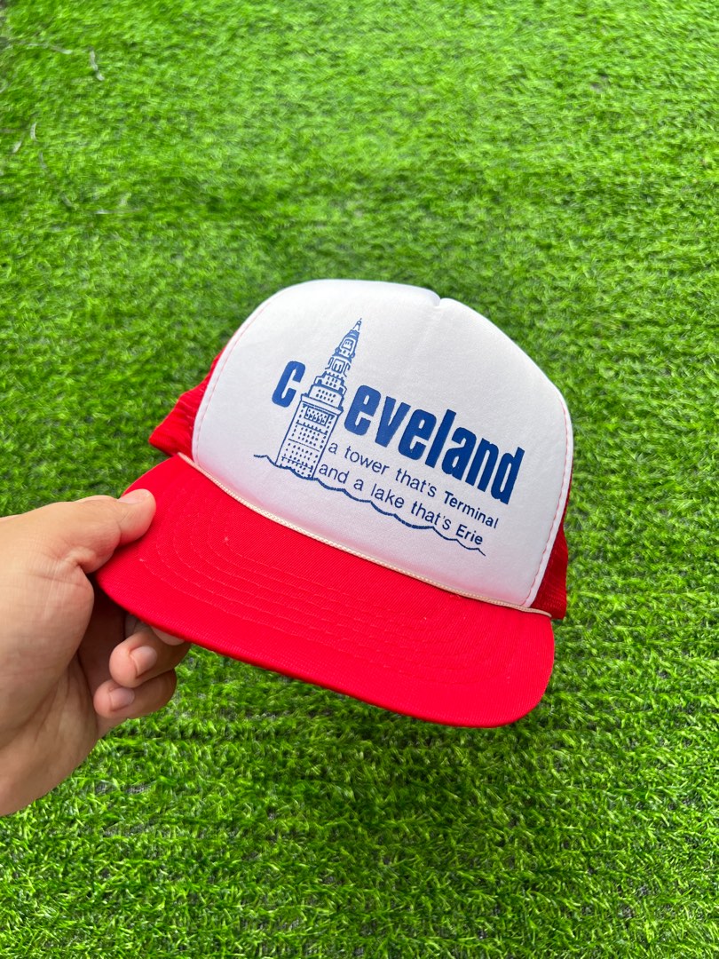 VINTAGE STATEMENT HAT “CLEVELAND”, Men's Fashion, Watches & Accessories ...
