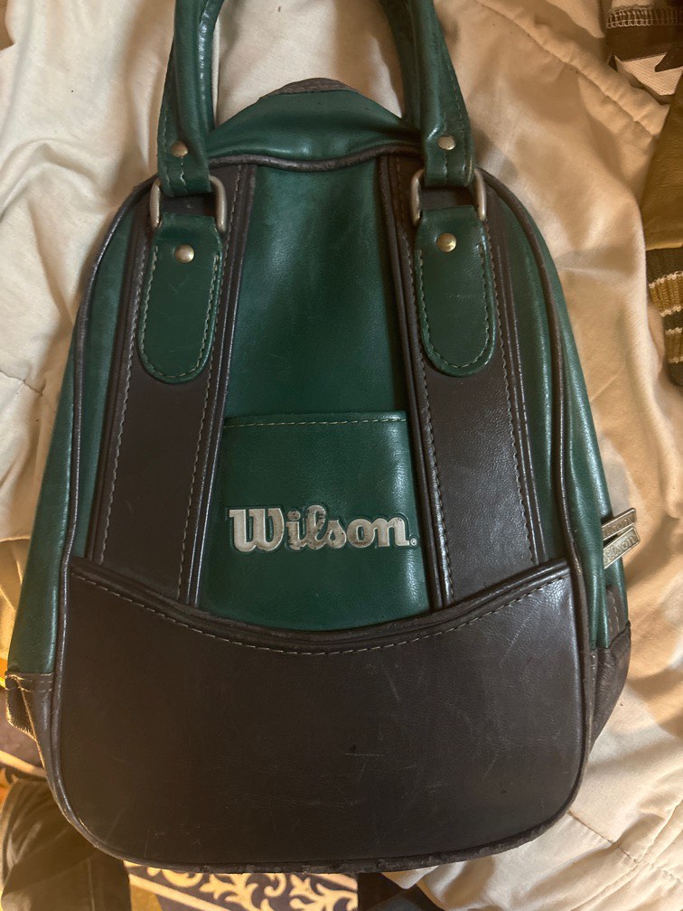 Vintage Wilson Leather Bag Antique, Luxury, Bags & Wallets on Carousell