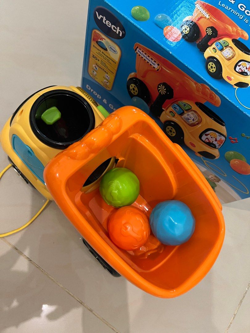 Vtech Drop & Go Dump Truck, Hobbies & Toys, Toys & Games on Carousell