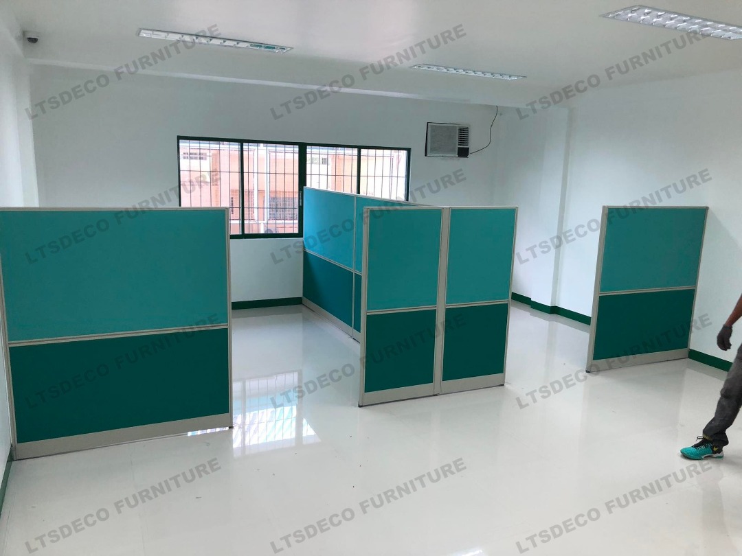 wall panel dividers office partition 2tone full fabric finish ...
