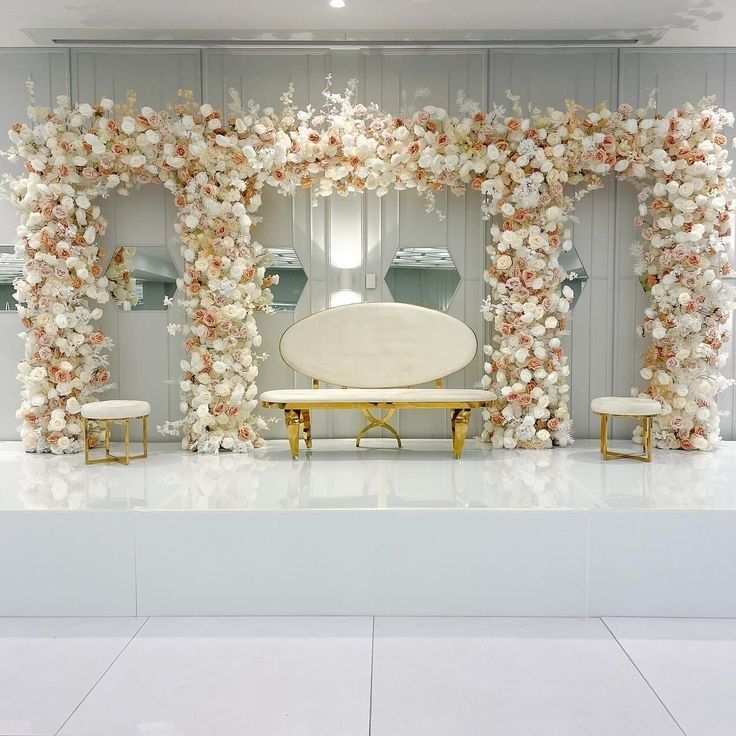 Wedding ceremony setup pakej perkahwinan pelamin garden theme church ...