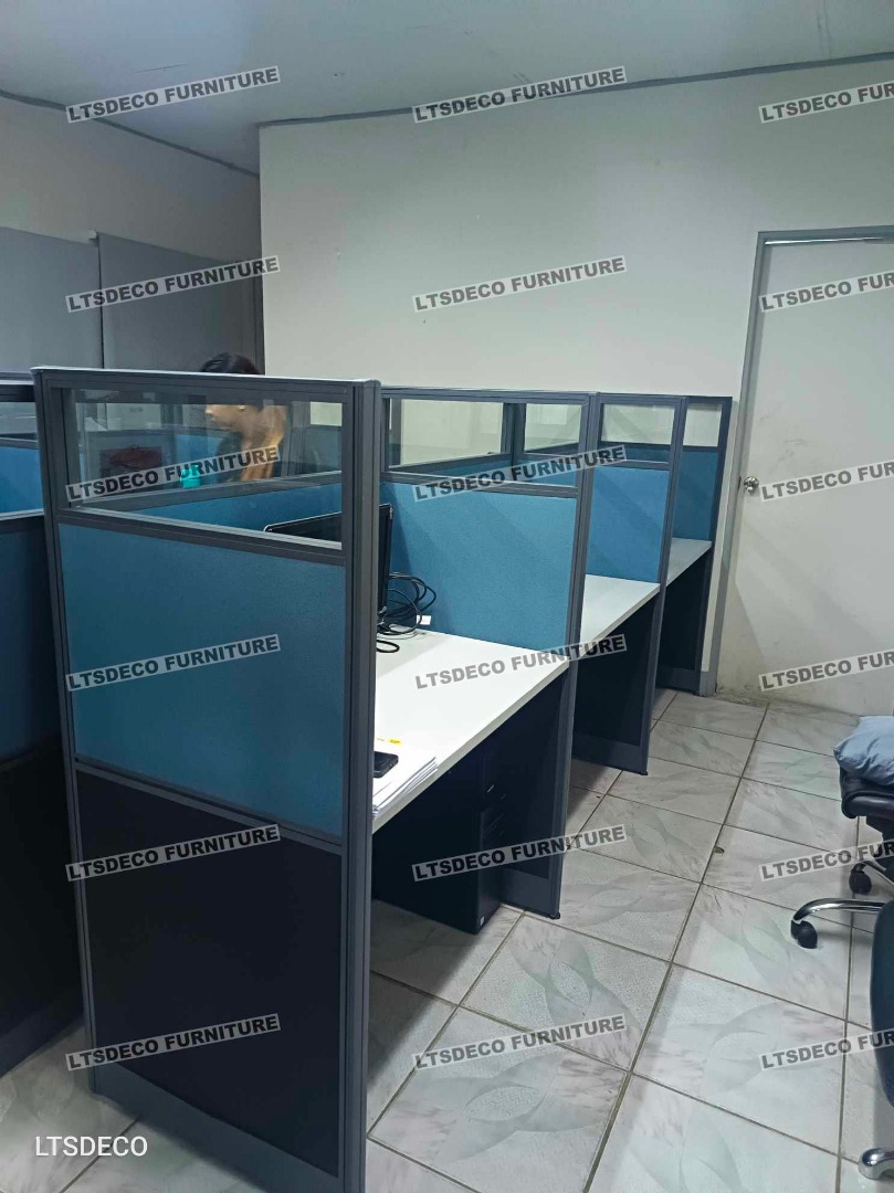 WORKSTATION CUBICLE WITH GLASS PANEL | OFFICE PARTITIONS | OFFICE ...