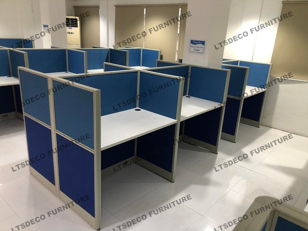 workstation table office partitions, Furniture & Home Living, Office ...