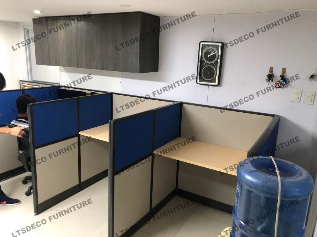 workstation tables office partitions, Furniture & Home Living, Office ...