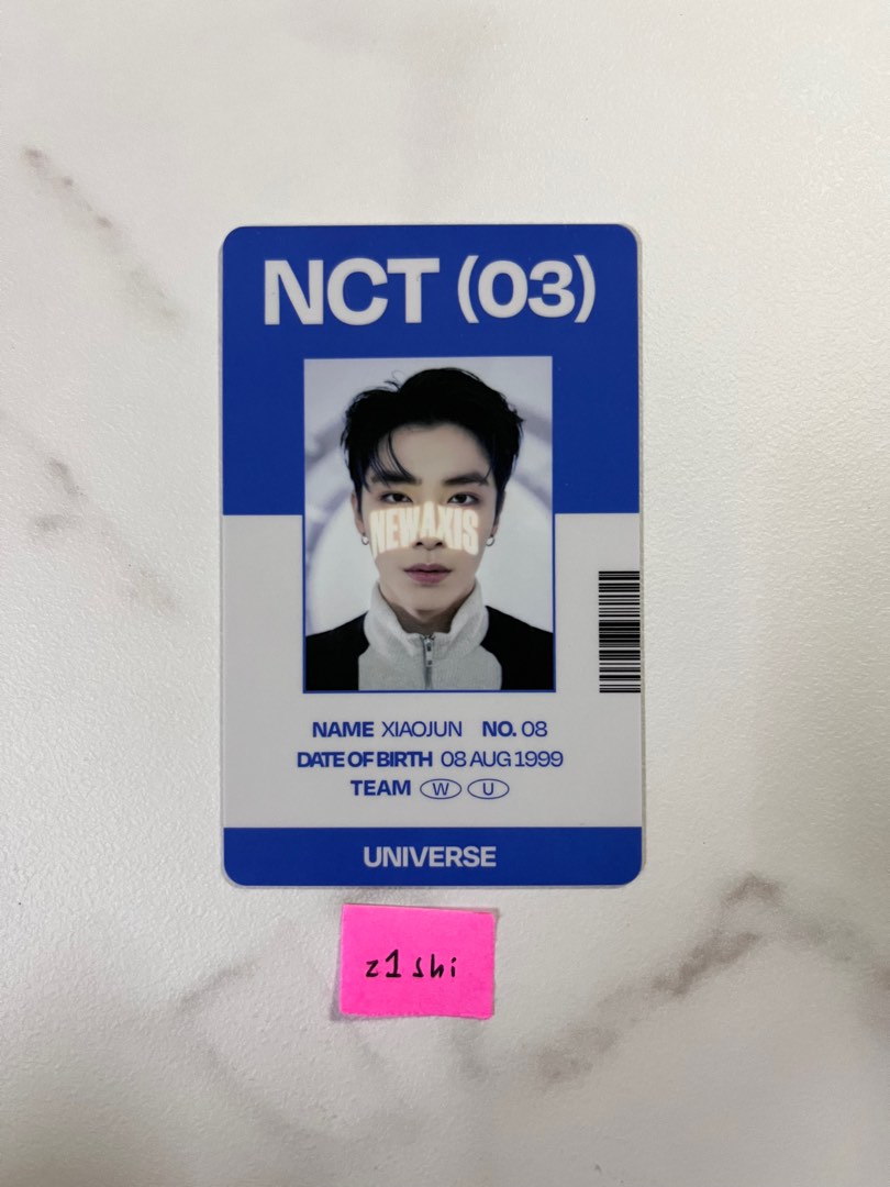 WTS NCT WAYV UNIVERSE MD ID CARD : XIAOJUN ID CARD, Hobbies & Toys ...