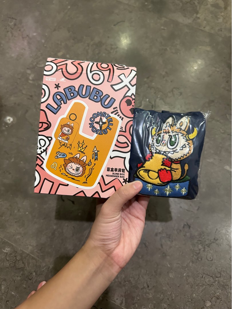 WTT LABUBU CONSTELLATION BLIND BOX MESSAGER BAG TAURUS AQUARIUS ...
