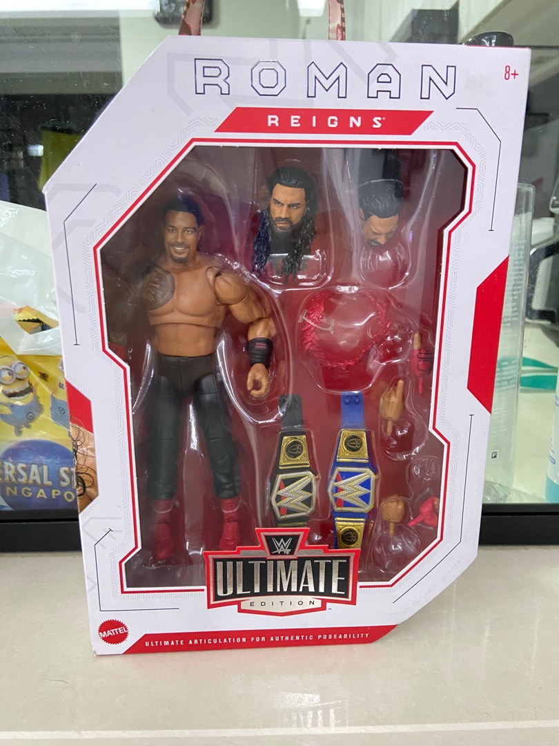 WWE Mattel Ultimate Edition Elite Roman Reigns Tribal Chief The ...