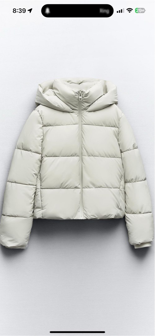Zara puffer, Women's Fashion, Coats, Jackets and Outerwear on Carousell