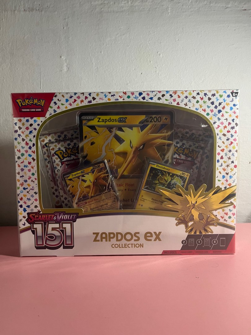 151 Zapdos Ex Collection, Hobbies & Toys, Toys & Games on Carousell
